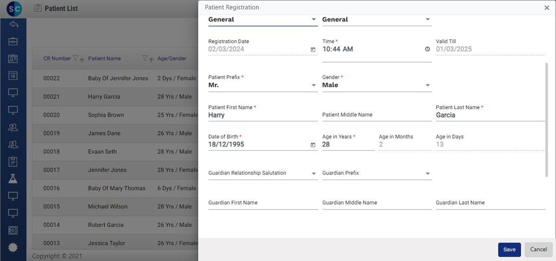 Edit Patient Details – JVS Group