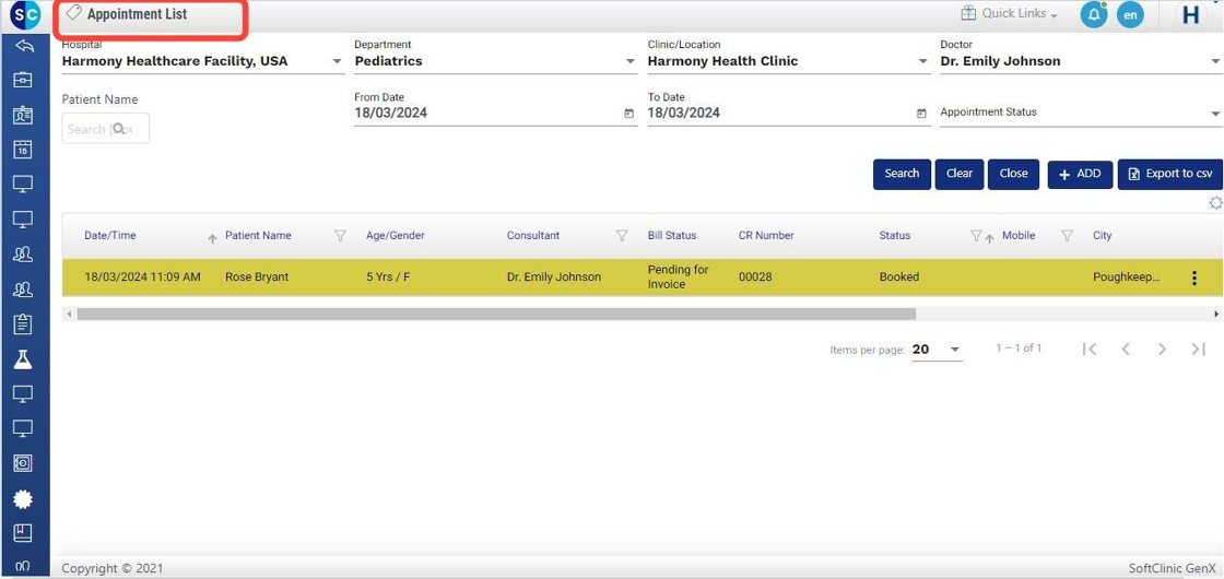 View Appointment History – JVS Group