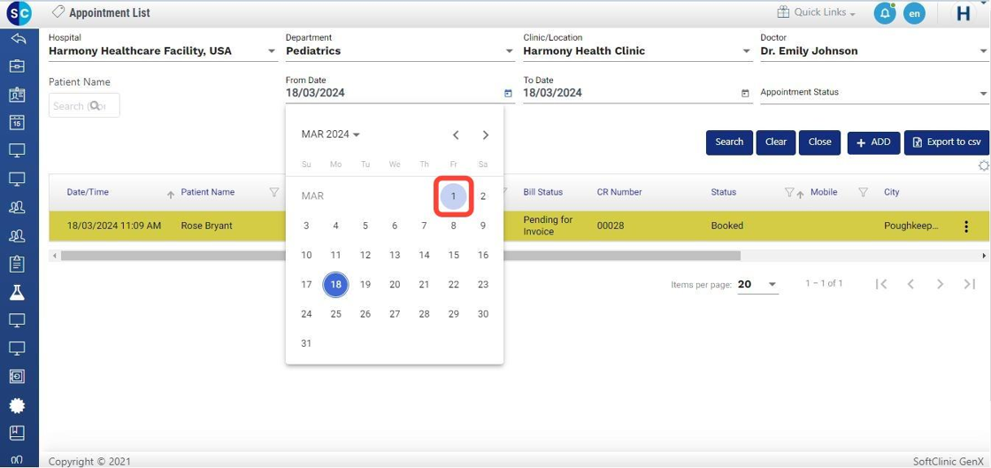 View Appointment History – JVS Group