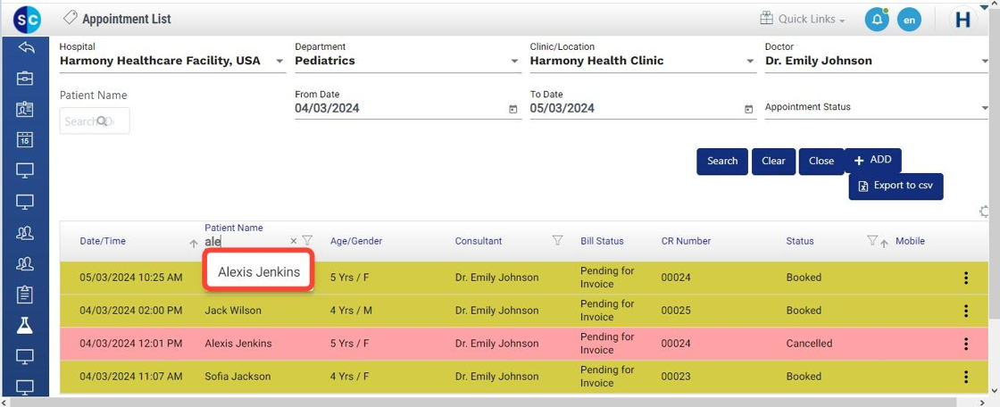 Track Patient Appointments – JVS Group