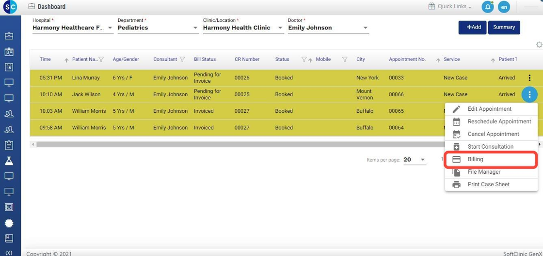 Direct billing from the Dashboard – JVS Group
