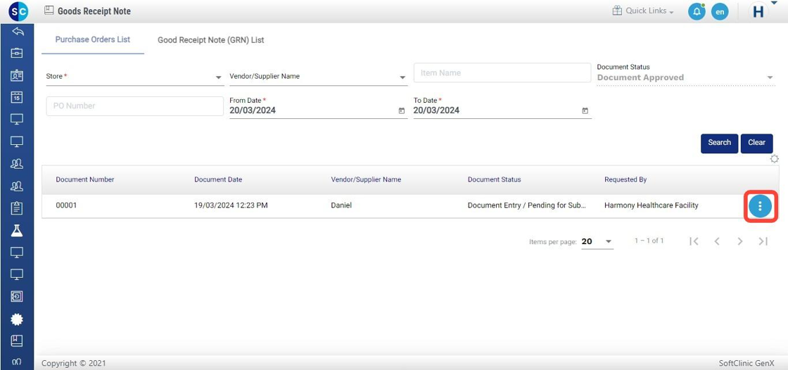 Po Goods Receipt Note – JVS Group