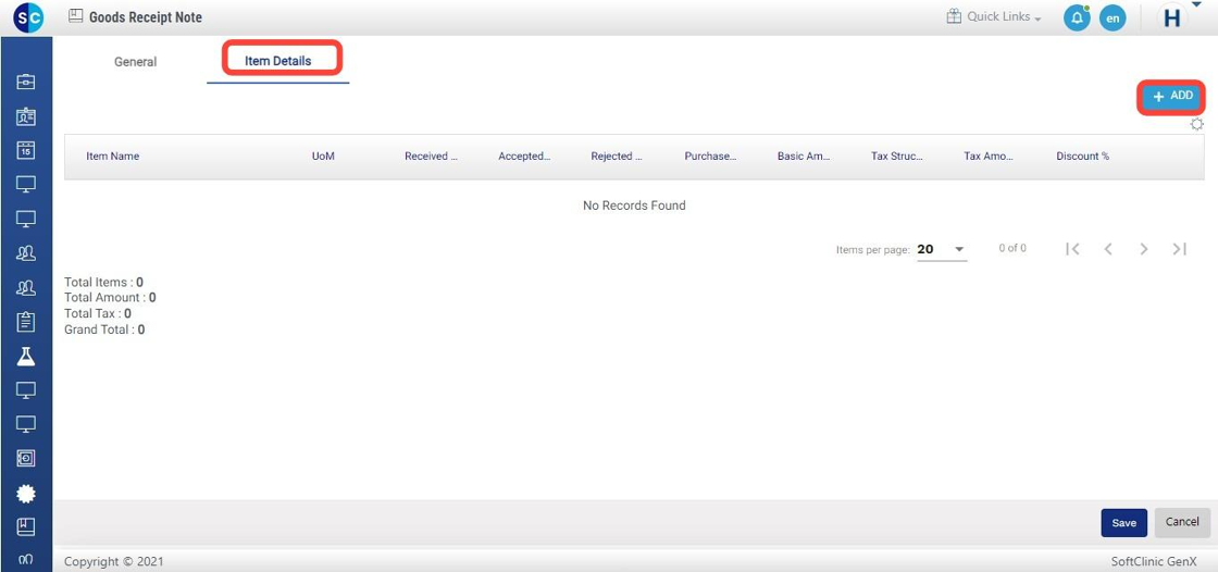 Goods Receipt Note – JVS Group