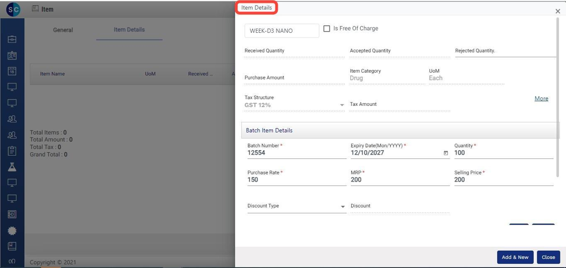 Goods Receipt Note – JVS Group