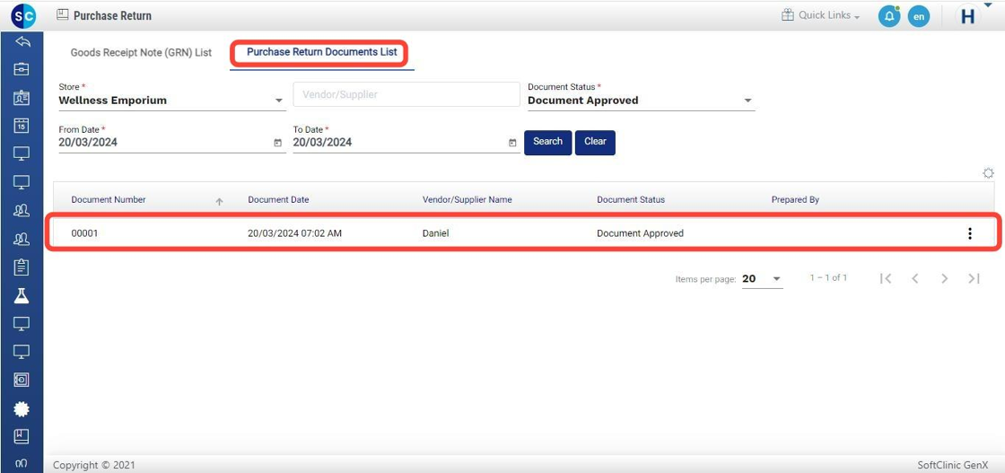 Purchase Return – JVS Group