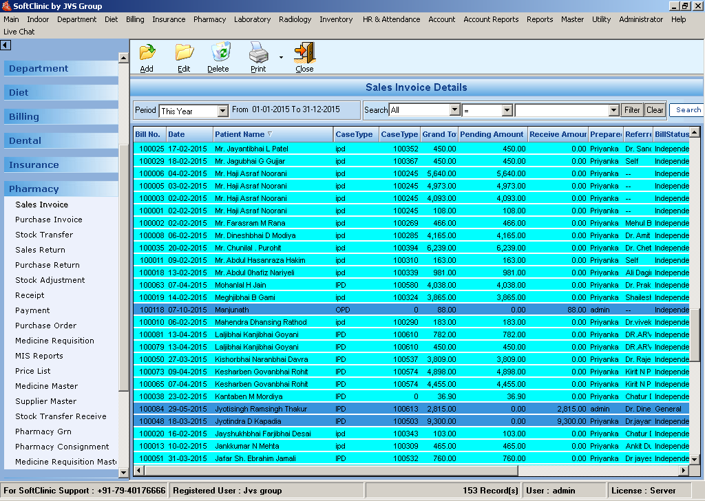 Pharmacy - User Manual – JVS Group