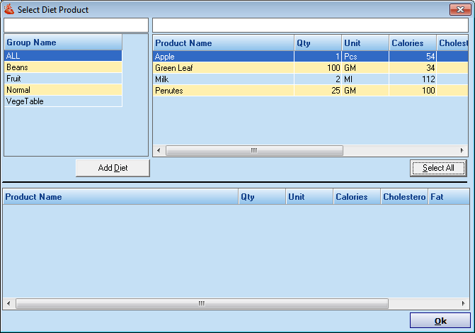 Diet Module – JVS Group