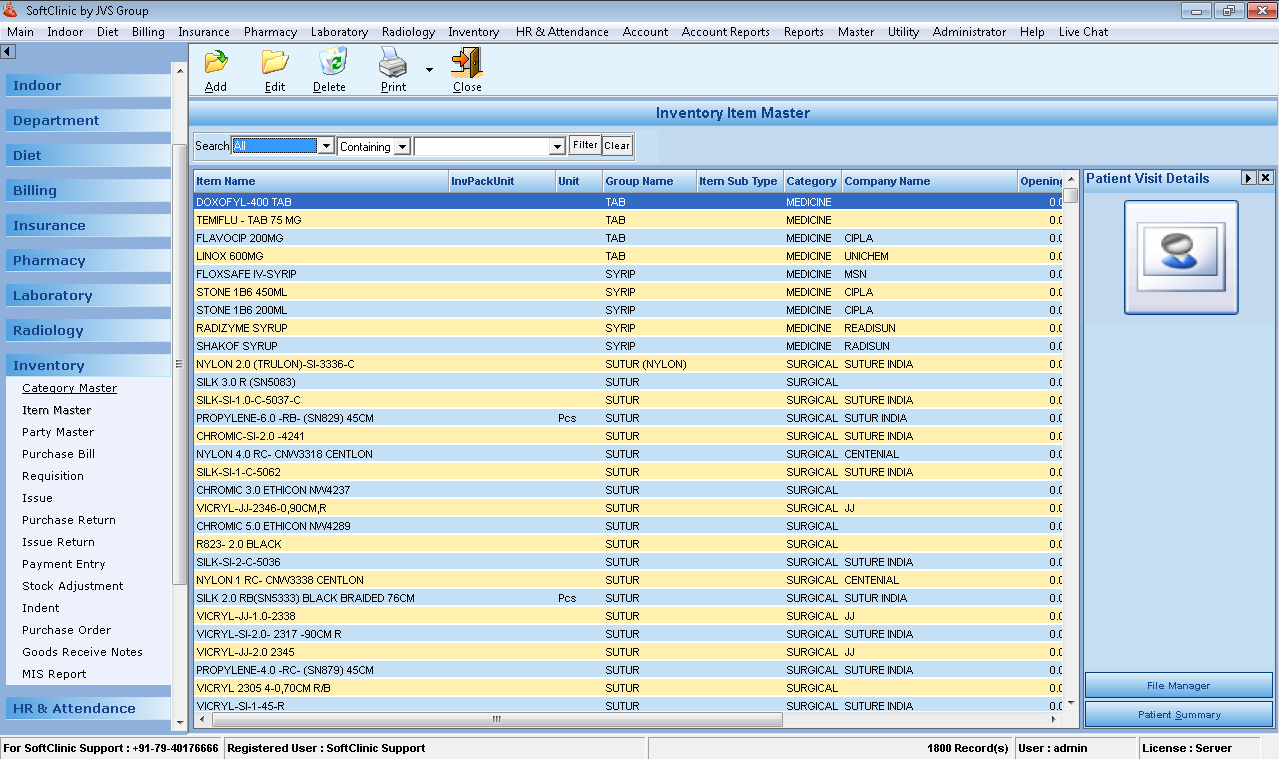 Inventory Module – JVS Group