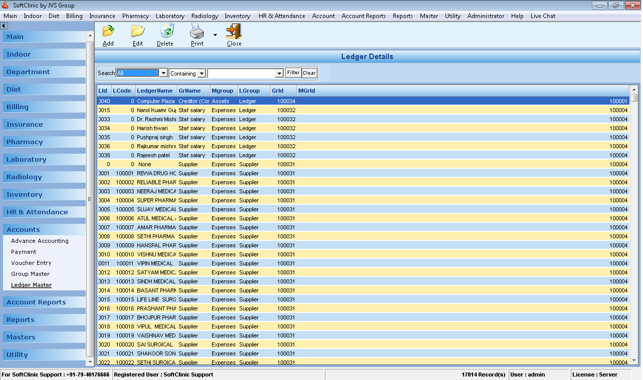 Accounts Module – JVS Group