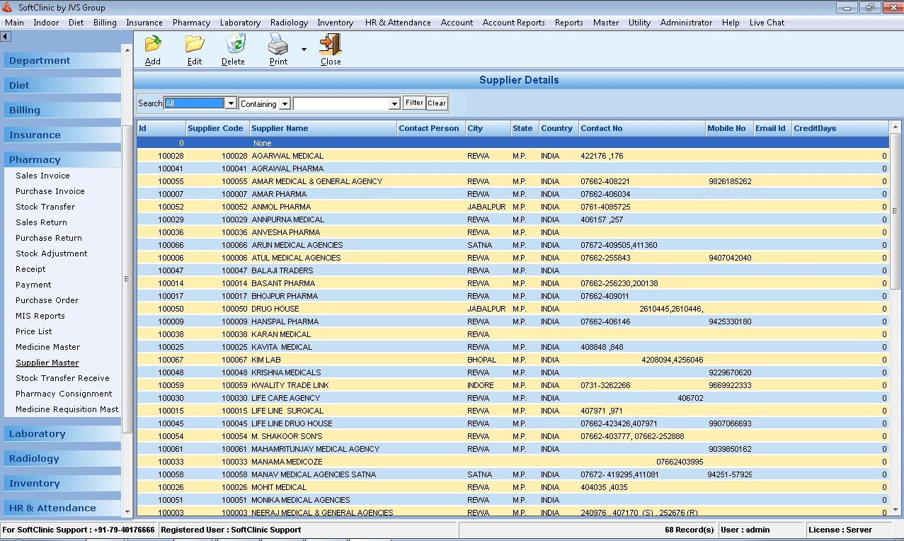 Pharmacy Module – JVS Group