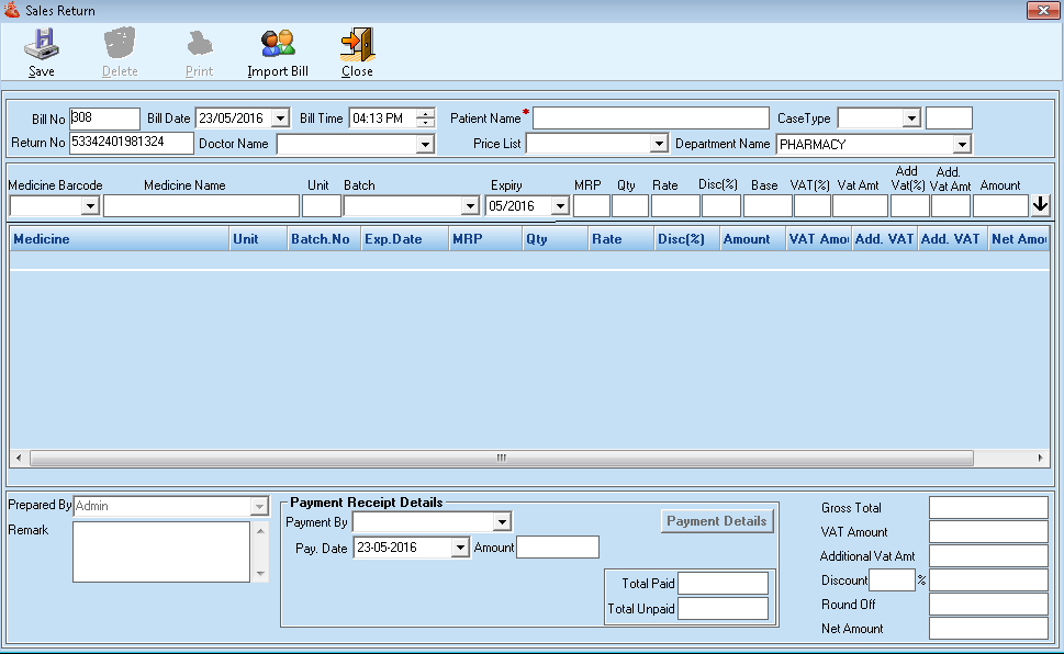 Pharmacy Module – JVS Group