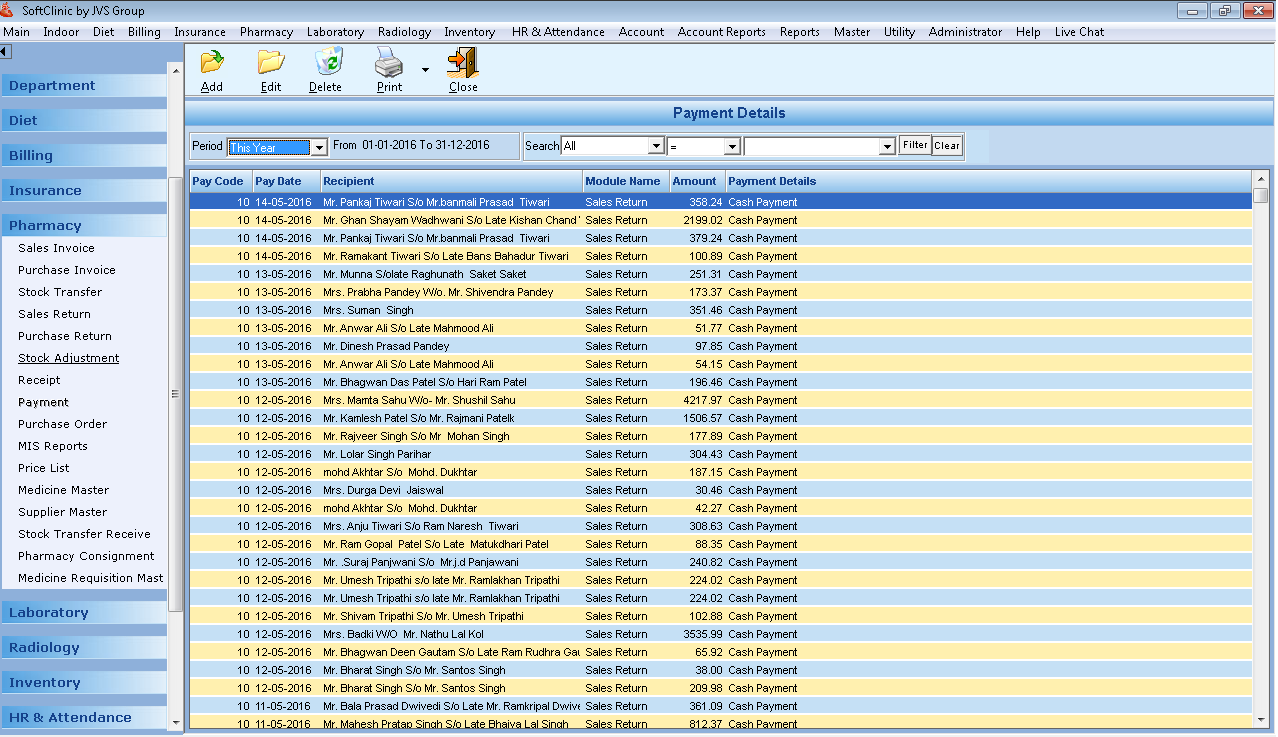 Pharmacy Module – JVS Group