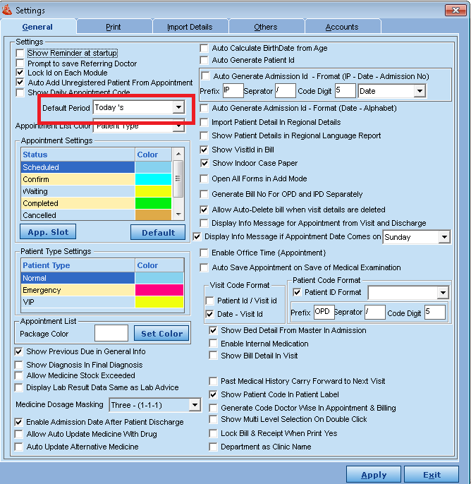 How to set default period filter for the search bar? – JVS Group